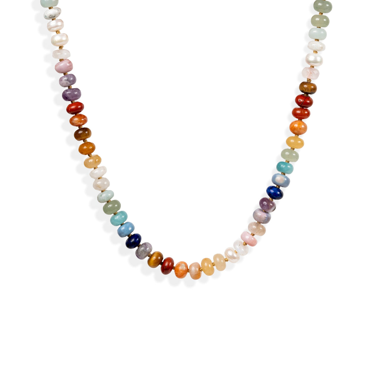 Rainbow Candy Bead Necklace – Gather Brooklyn